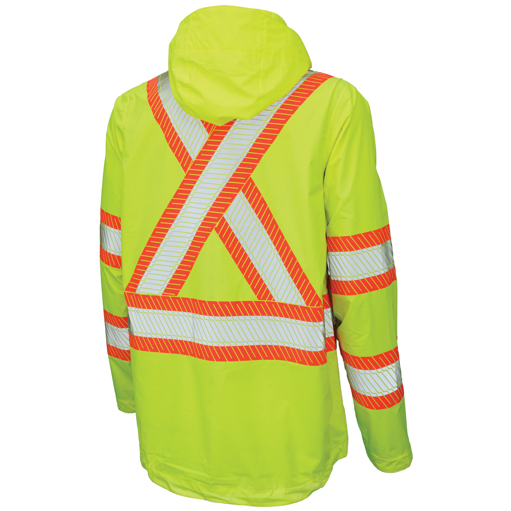 SJ05 - Packable Ripstop Safety Rain Jacket