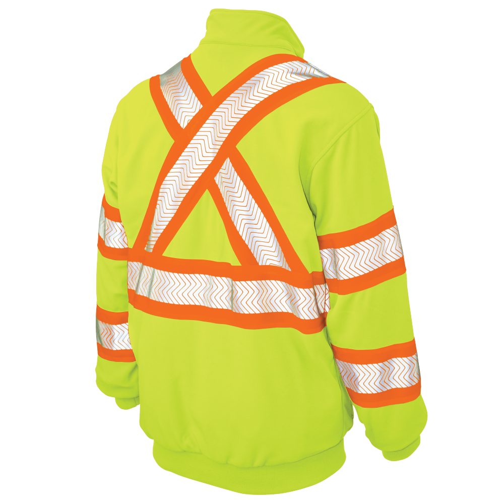 SJ19 - Fleece ¼ Zip Safety Pullover