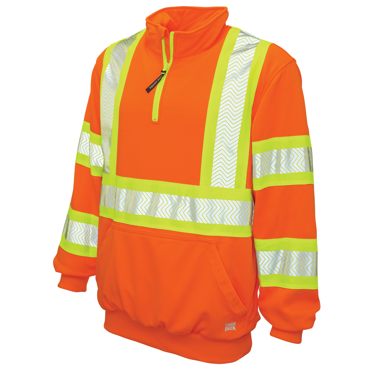 SJ19 - Fleece ¼ Zip Safety Pullover