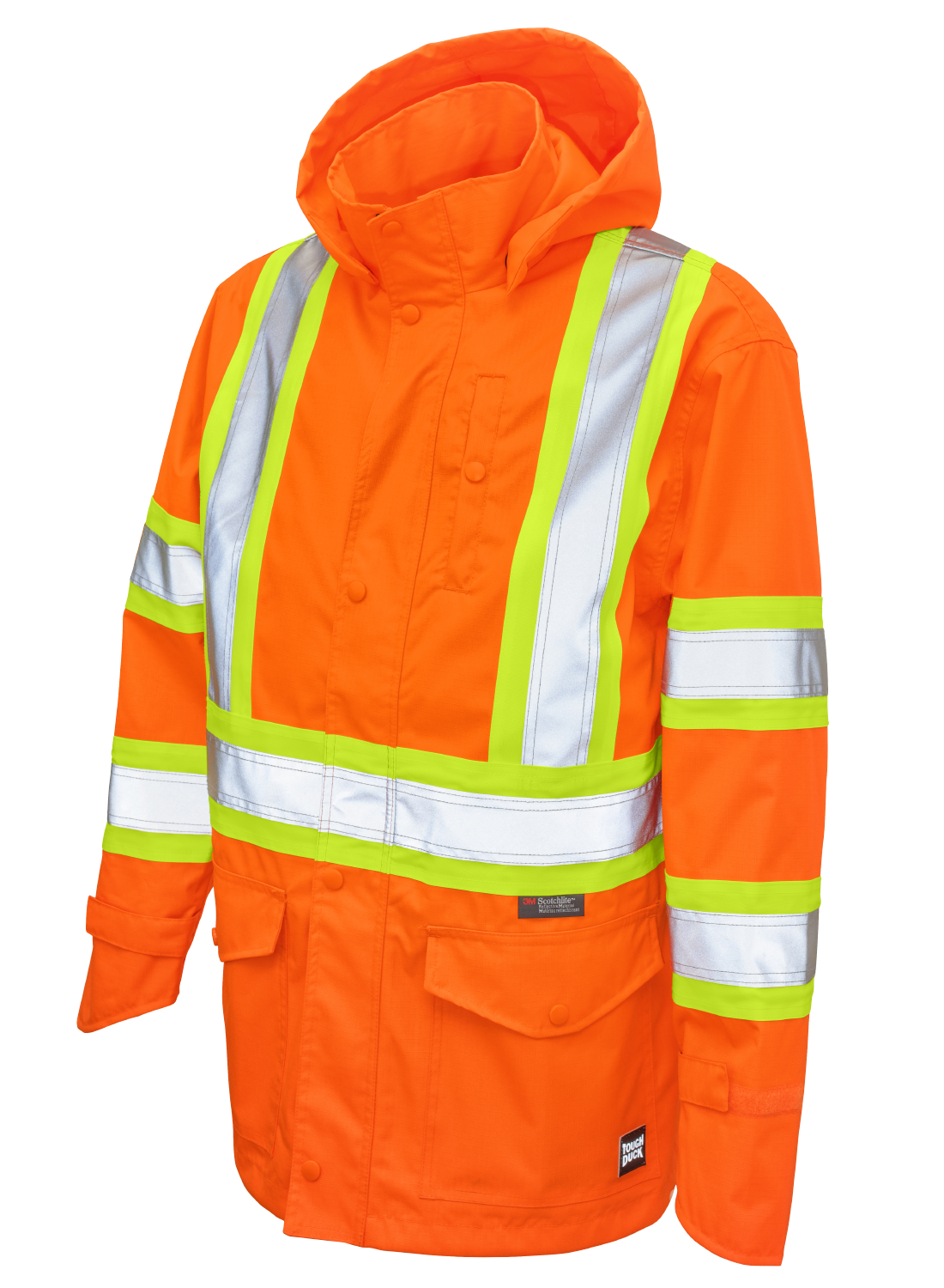 SJ35 - Premium Ripstop Safety Rain Jacket