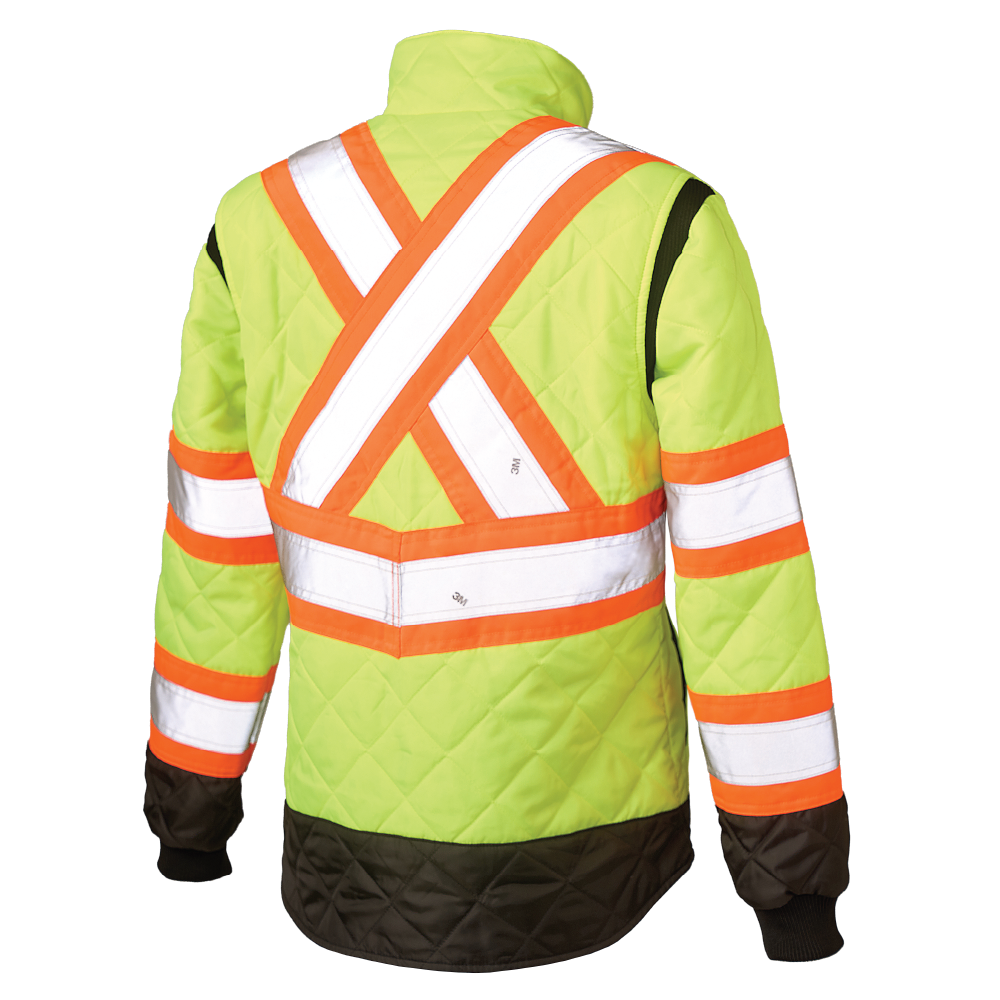 SJ47 - Women's Quilted Safety Freezer Jacket
