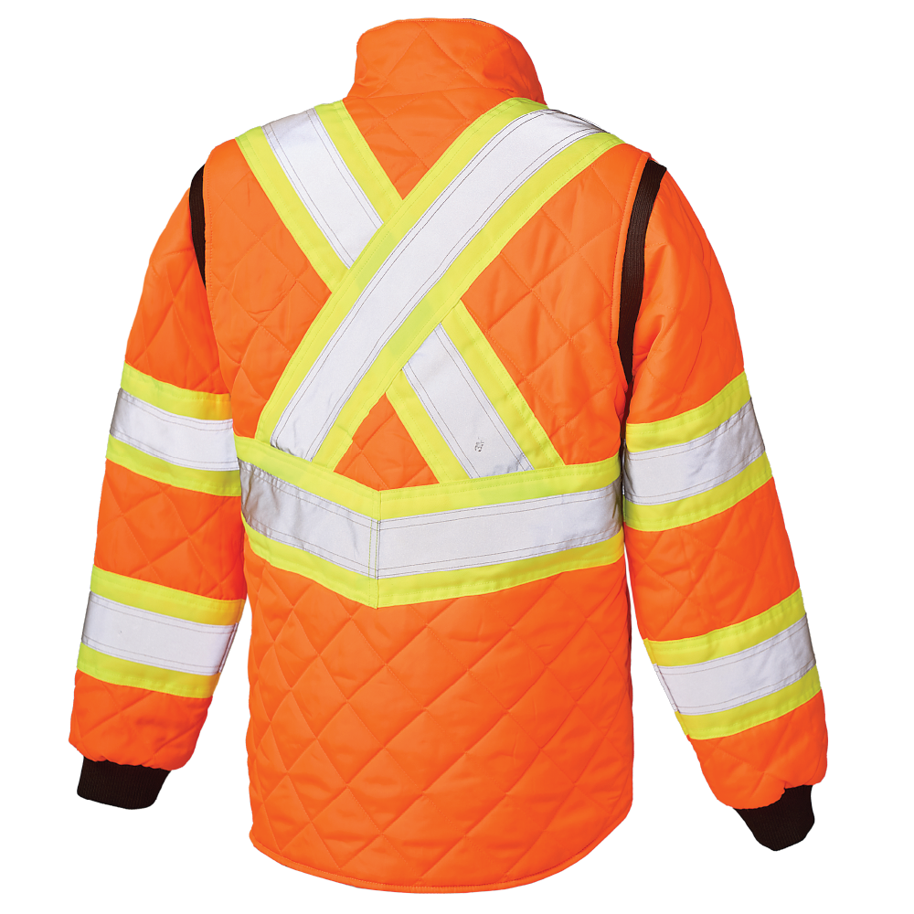 SJ47 - Women's Quilted Safety Freezer Jacket