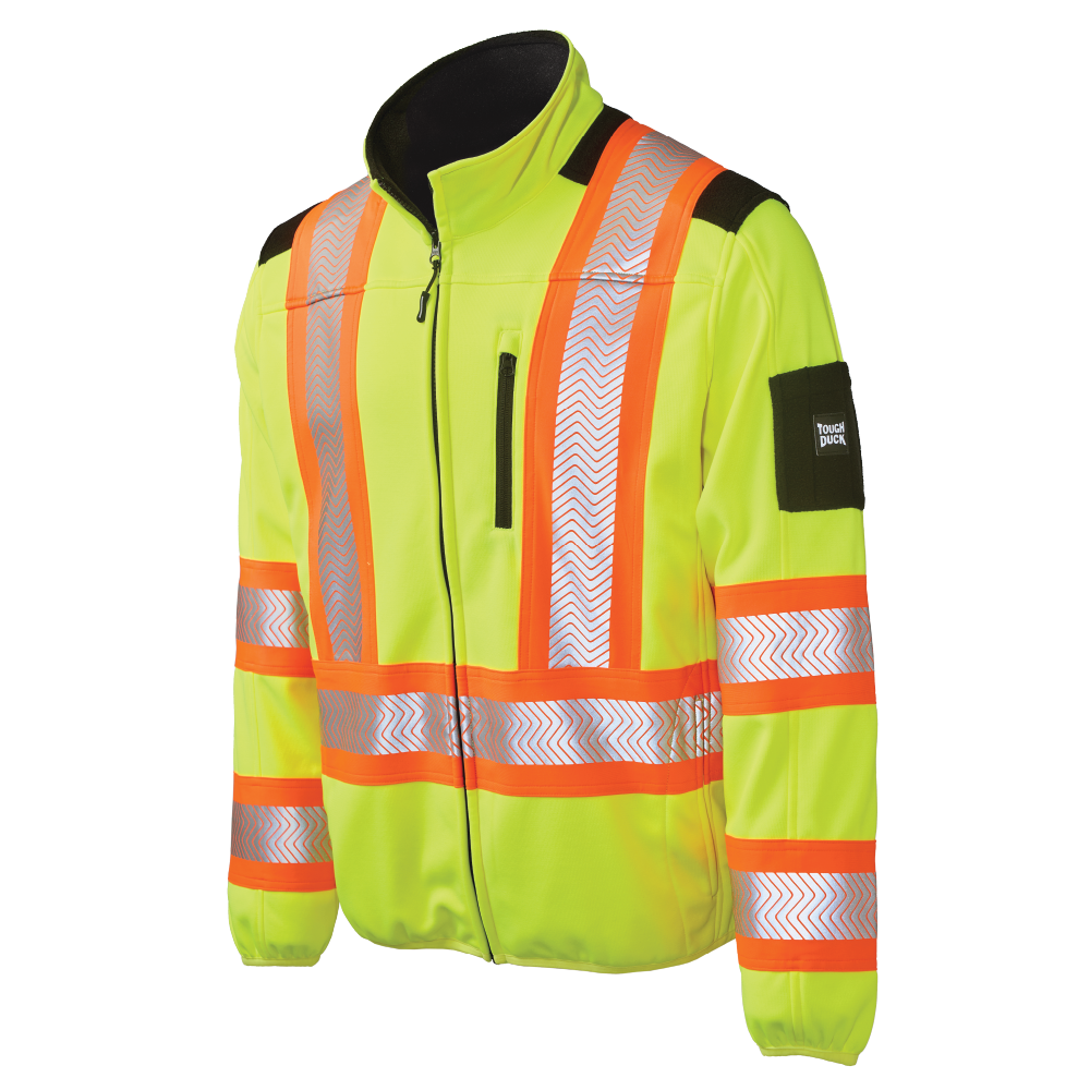 SJ49 - Zip Front Fleece Safety Jacket