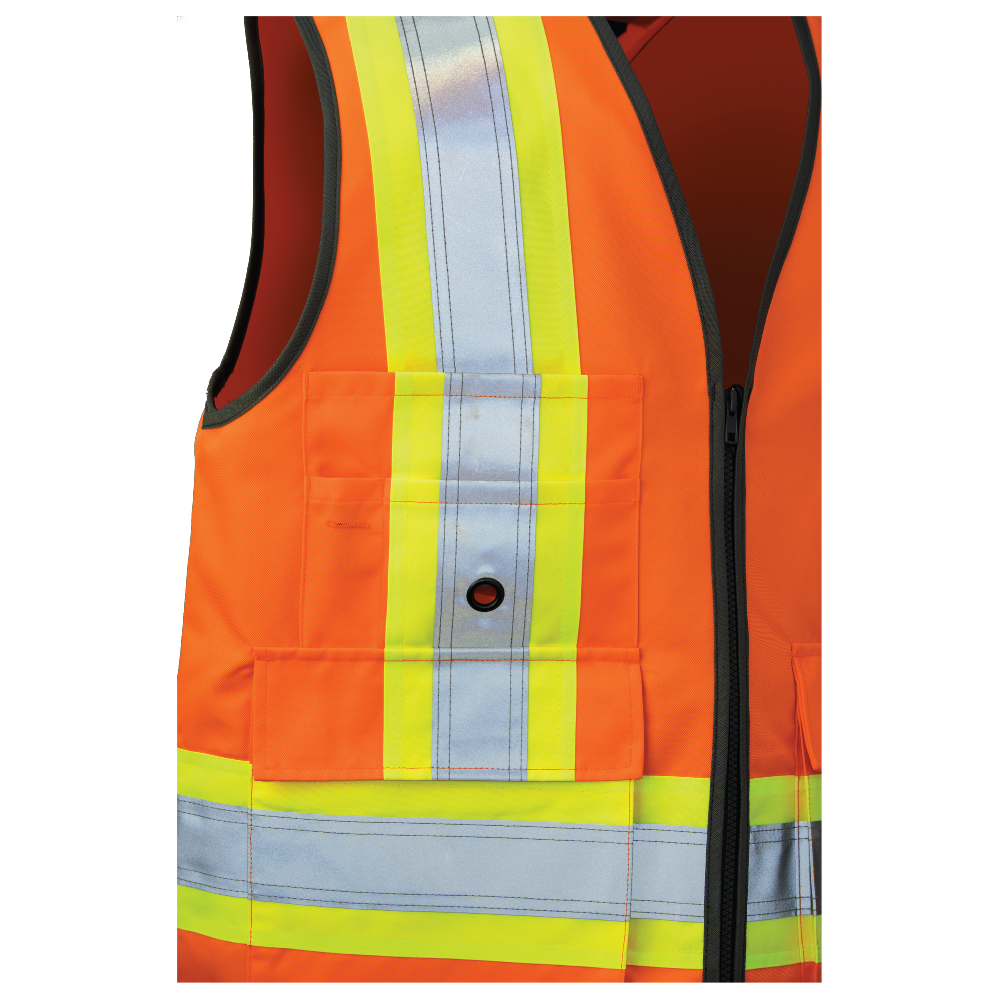 SV12 - Poly Twill Deluxe Safety Vest