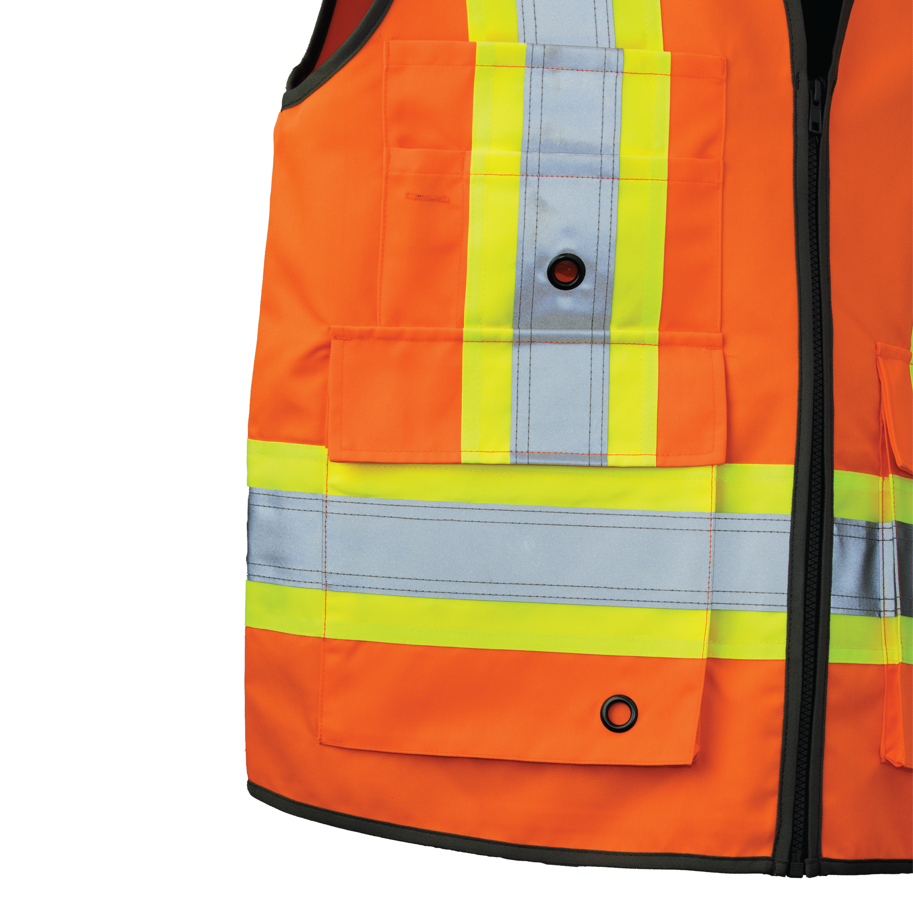 SV12 - Poly Twill Deluxe Safety Vest